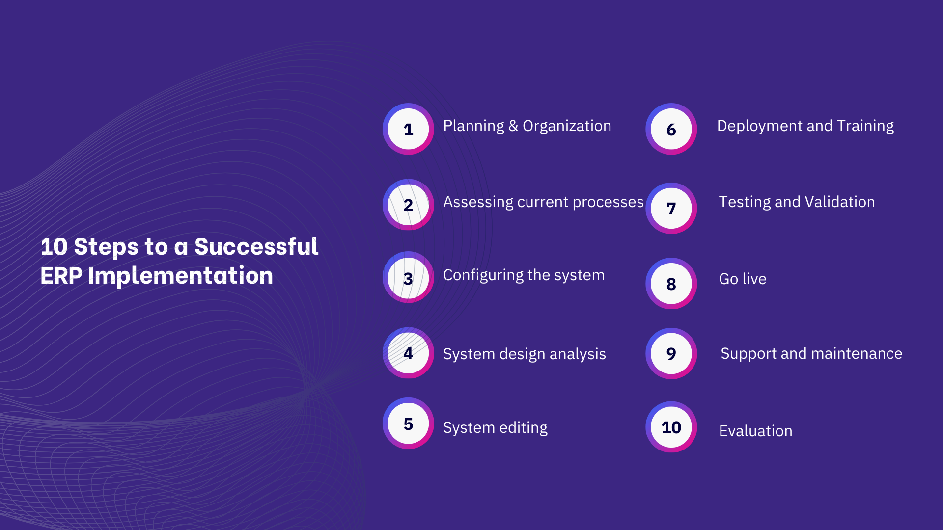 10 Steps to a Successful ERP Implementation | SotaERP